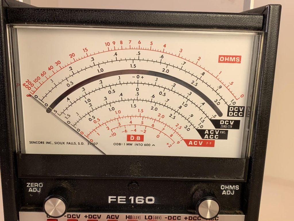 Vintage 1973 Sencore FE160 Field Effect Meter - Webcommand.net